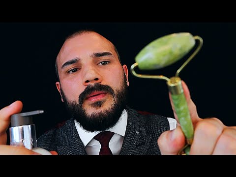 Your Personal ASMR Treatment 💆🏻‍♂️ Gentle Face Massage and Male Whispering