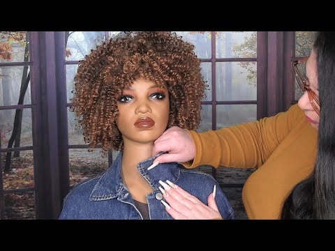 ASMR Precise Fixing, Perfectionist Hair Fixing, Denim Scratching ...