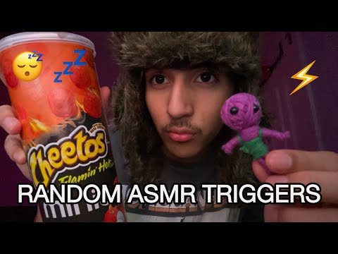 ASMR Random triggers before you go to Sleep 😴💤⚡️