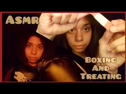 ASMR Treating your wounds after a boxing fight 💫