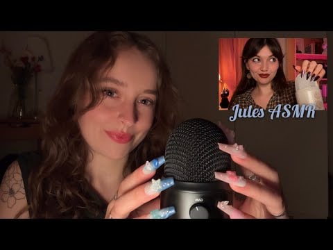 ASMR slow and gentle with @JulesAsmr8 (mouth sounds, mic triggers ...
