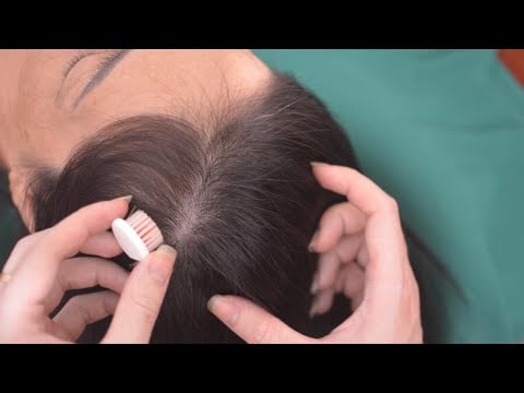 ASMR Relaxing Head Scratch, Hair Parting Real Person For Relieve Stress ...