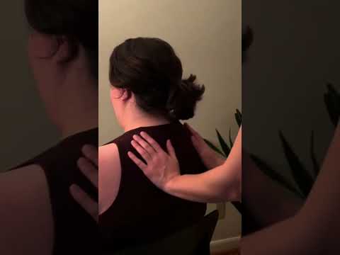 ASMR Light Touch Neck Massage | Real Person ASMR #neckmassage #gentle # ...