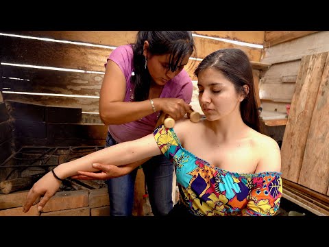 Doña Esperanza's ASMR massage & dream catcher cleansing (limpia), neck ...