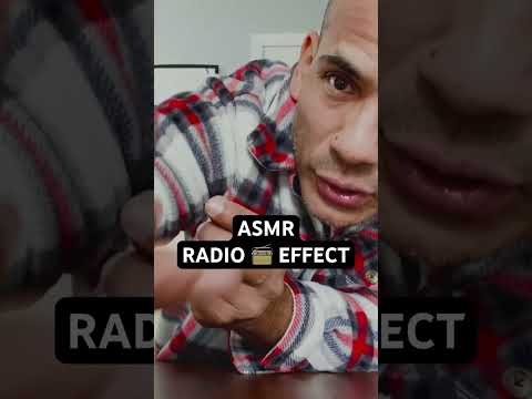 ASMR RADIO 📻 EFFECT #asmr #relaxing #tingly #asmrcommunity #fast # ...