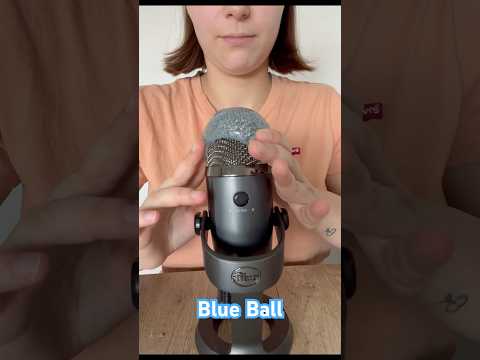 Blue Ball 🩵Nice Sound on the Mic. #asmr #relax #triggersforsleep # ...