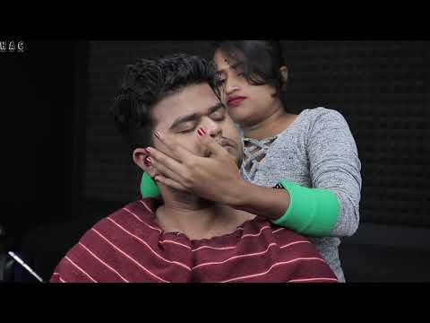 ASMR Forehead Tapping And Nasal Bridge Massage By Barber Girl Pakhi ...