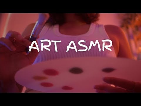 Cozy ASMR Crafting Session 🎨 Painting, Glitter & Drawing