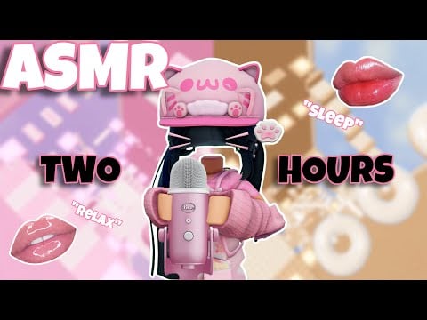 Roblox ASMR ~ 2 HOURS of RELAXING TRIGGER WORDS FOR SLEEP! 😴 (+ FLUFFY MIC)