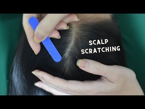 ASMR Scalp Scratching Head Scratching Sound Relaxing For Stress ...