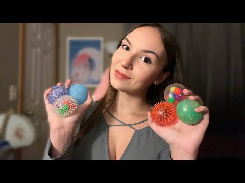 ASMR Stress Balls & Mouth Sounds No Talking, Deep Tingles for Sleep ...