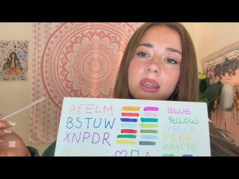 ASMR Eye Test & Colour Blindness Test #asmr #eyeexam #eyetest # ...