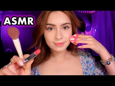 ASMR Doing My Makeup 😴 Personal Attention, Step by Step Tutorial, Whispers ~ GRWM