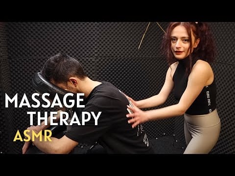 ASMR Back Massage on Chair by Anna to Liza #asmranna #massageanna #eliz_gry