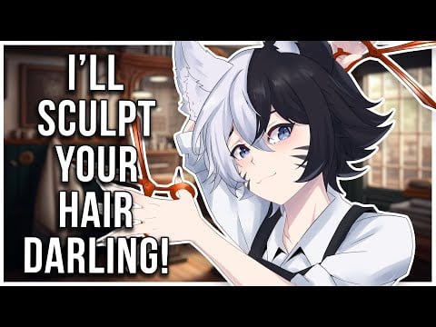 ASMR Roleplay | Haircut and Shave From Femboy Barber ️