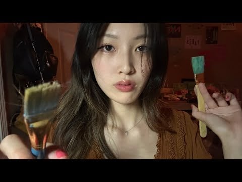 ASMR Painting On Your Face! 🎨 - The ASMR Index