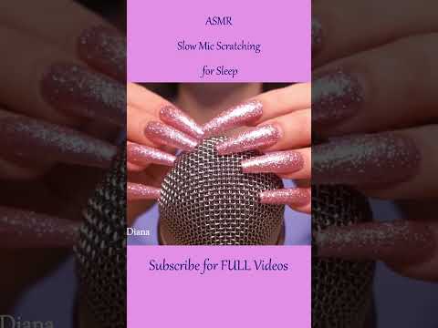 ASMR Mic Scratching with Long Nails ️ Super Tingly #shorts #asmr