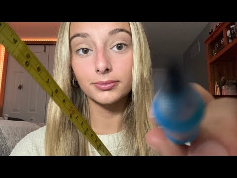ASMR | Measuring and Drawing You ️ Soft Spoken Personal Attention ...