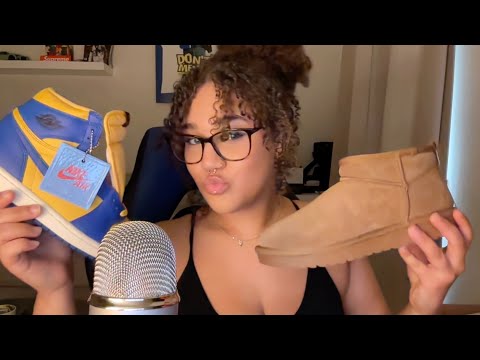 asmr shoe tapping + new shoe haul - The ASMR Index