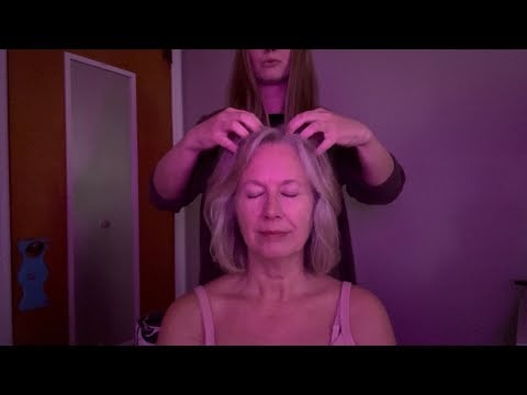 ASMR Light Touch Face, Neck, & Shoulder Relaxation (W/ Almost Touching ...