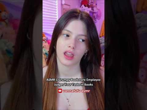 ASMR | Grumpy Bookstore Employee Judges Your Taste in Books ─♡─ #asmr # ...