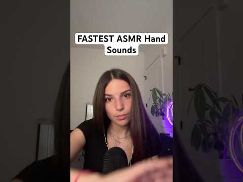 The FASTEST ASMR Hand Sounds #asmr - The ASMR Index