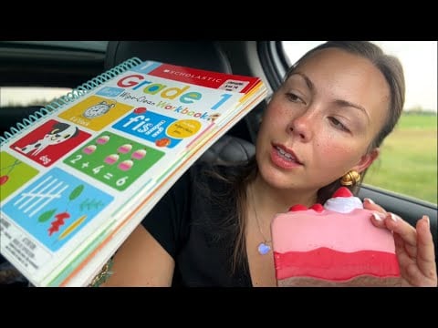 asmr/ HUGE thrift store HAUL 🧸📕(homeschool supplies, kids items, games ...