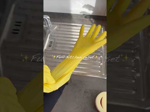 Kitchen Reset not your typical asmr! 🧽 #asmr #satisfying