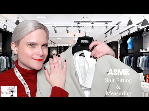 ASMR Male Personal Stylist Suit Measuring & Fitting