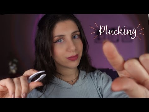 ASMR • Plucking & Pulling All Your Negative Energy - pluck and snip