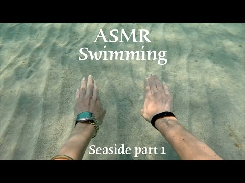 ASMR 🌙 Swimming in the sea - Underwater sounds, waves, breathing ...