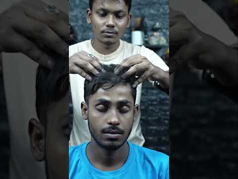 ASMR Neck Cracking Heavy Oily Head Massage By Master Bapan #shorts