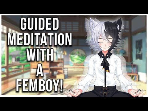ASMR Guided Meditation Session And Rhythmic Breathing With Femboy 🧘