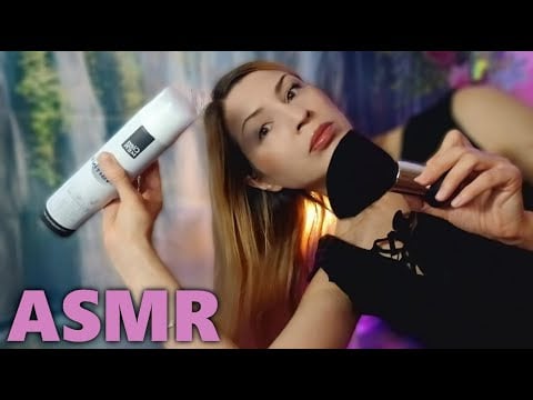 ASMR realistic finishing touches at a hair salon natural soft spoken ...