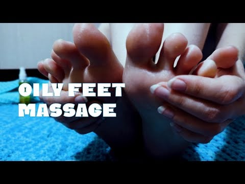 Soothing Foot Massage with Essential Oils | Relaxing ASMR for Tired Feet
