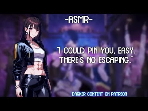 [ASMR] [ROLEPLAY] ♡fighter girl makes you feel her abs at party ...