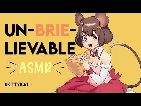 Mouse Girl 🧀 Cheesiest ASMR Triggers ~ hand fluttering, ear noms ...