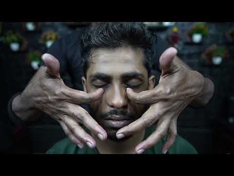 Indian Deep Sleepy Head Massage ASMR By Strong Wrist Barber | ASMR Head ...