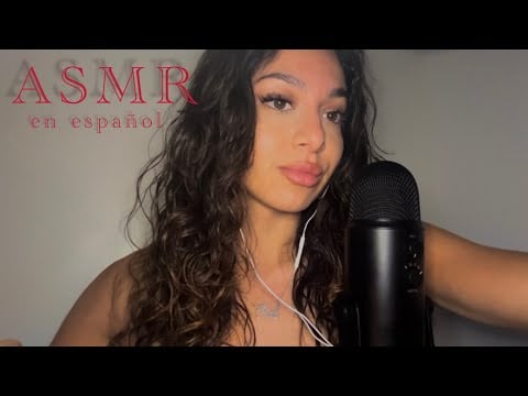 ASMR in Spanish! 🇪🇸 ️Trigger Words for Sleep and Relaxation 😴