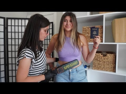 ASMR [Real Person] TSA Full Body Pat down | Fast & Aggressive | Role ...