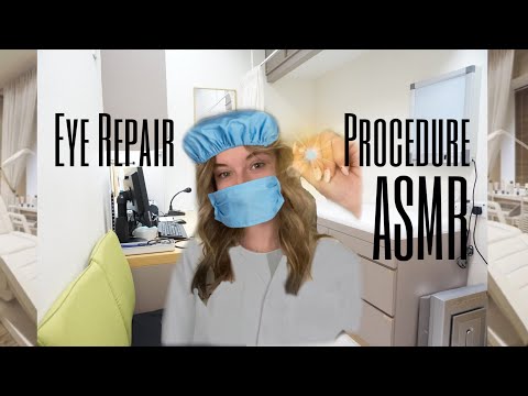 ASMR Eye exam & procedure - curing your blindness!