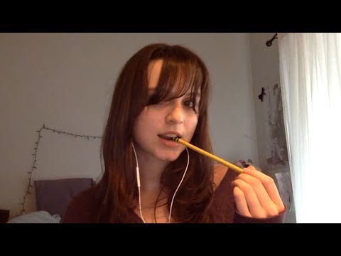 Girl next to you in class is losing her marbles ASMR roleplay (lots of ...