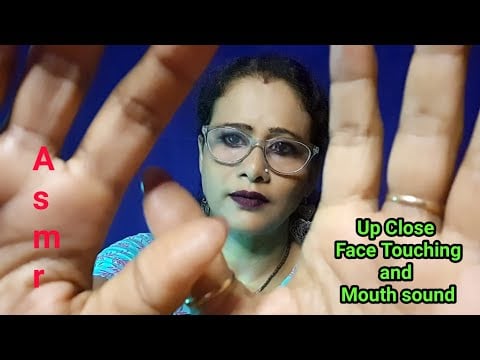 ASMR • Up Close Face Touching & Tracing (Whispered)