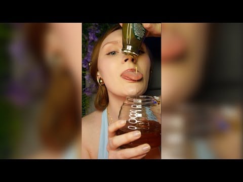 ASMR Clicky Mouth sounds - Flowing Honey 😛