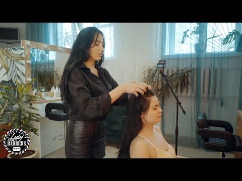 Butterfly Touch ASMR Massage by Barber Lady Helen for Girls