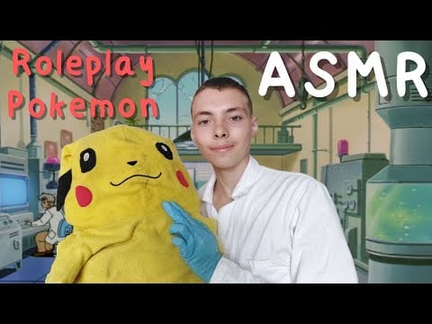 ASMR FR: Roleplay👨‍🔬tu viens soigner ton Pikachu chez le Professeur Chen👨‍🔬
