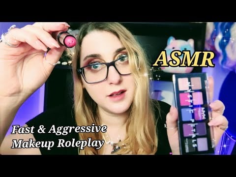 Asmr Fast And Aggressive Makeup Roleplay For Bed Sometimes Weird