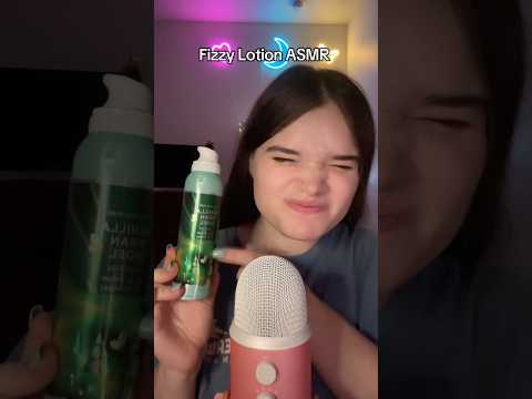 Fizzy Lotion ASMR! #asmrtriggers #asmrsounds #asmrwhispering