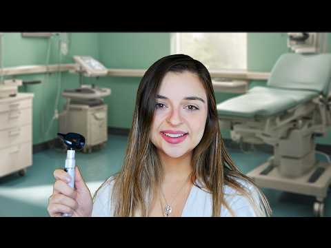 Ear Cleaning ASMR and MEASURING your ears, Otoscope exam, Personal Attention roleplay