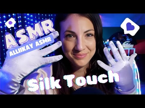 ASMR Silky satin sounds with clapping hands